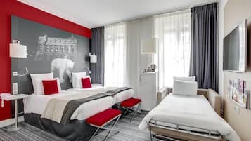 Quarto Twin Superior, várias camas | Roupa de alta qualidade, minibar, cofre no quarto