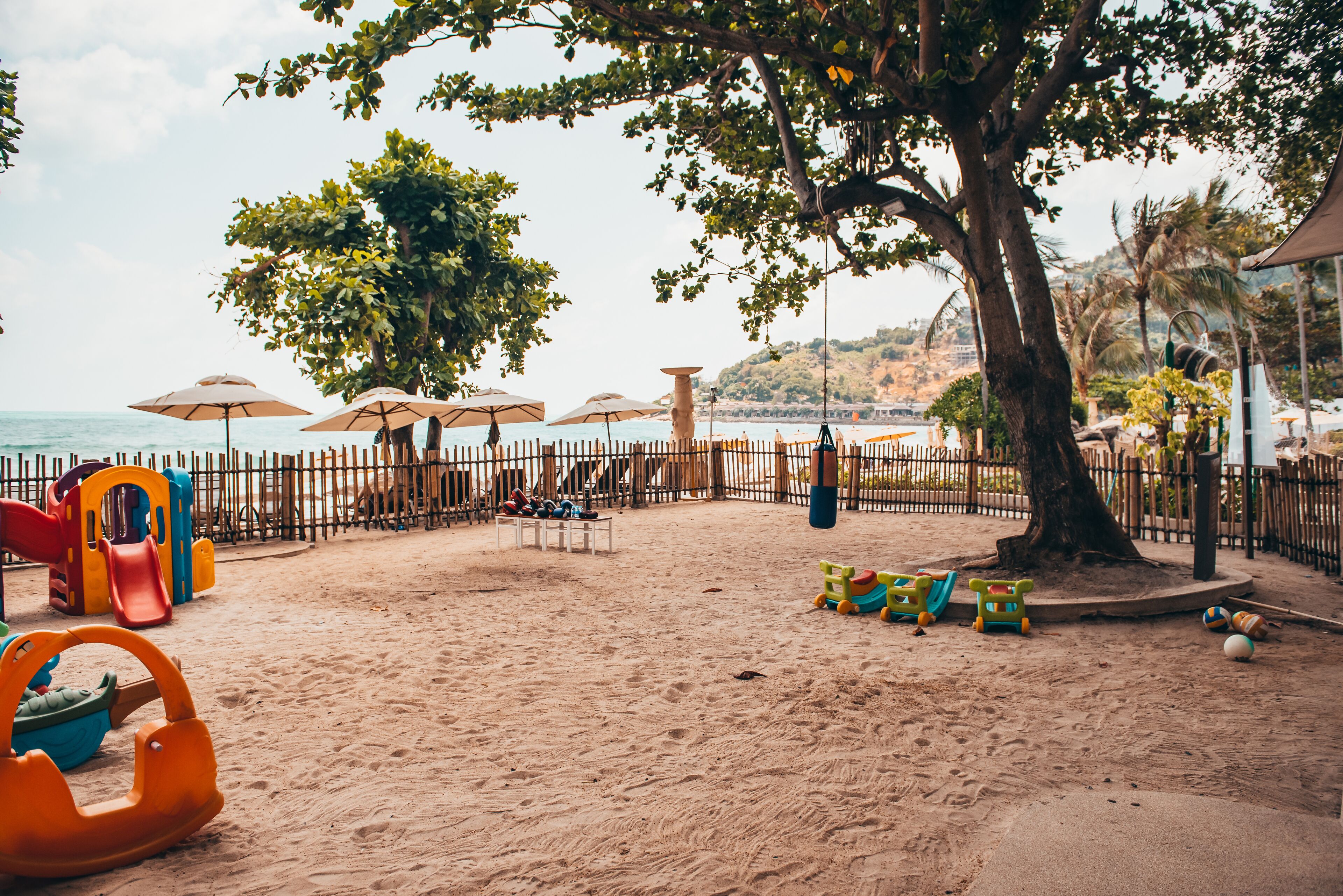 Área de recreio para crianças (ao ar livre)