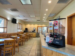 Café da manhã continental grátis todos os dias