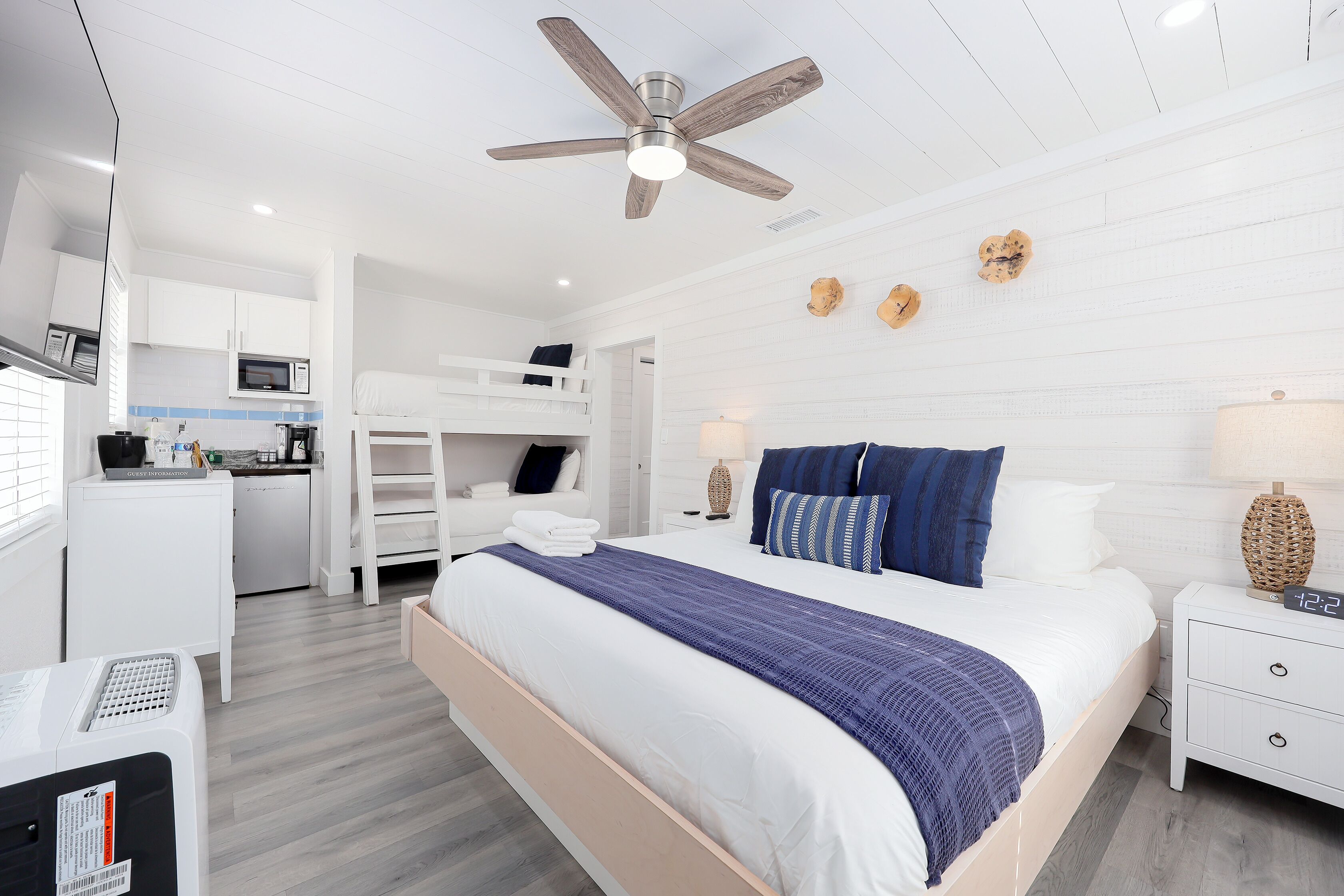 Siesta Bunk Room | Edredons de pluma, individualmente mobiliados