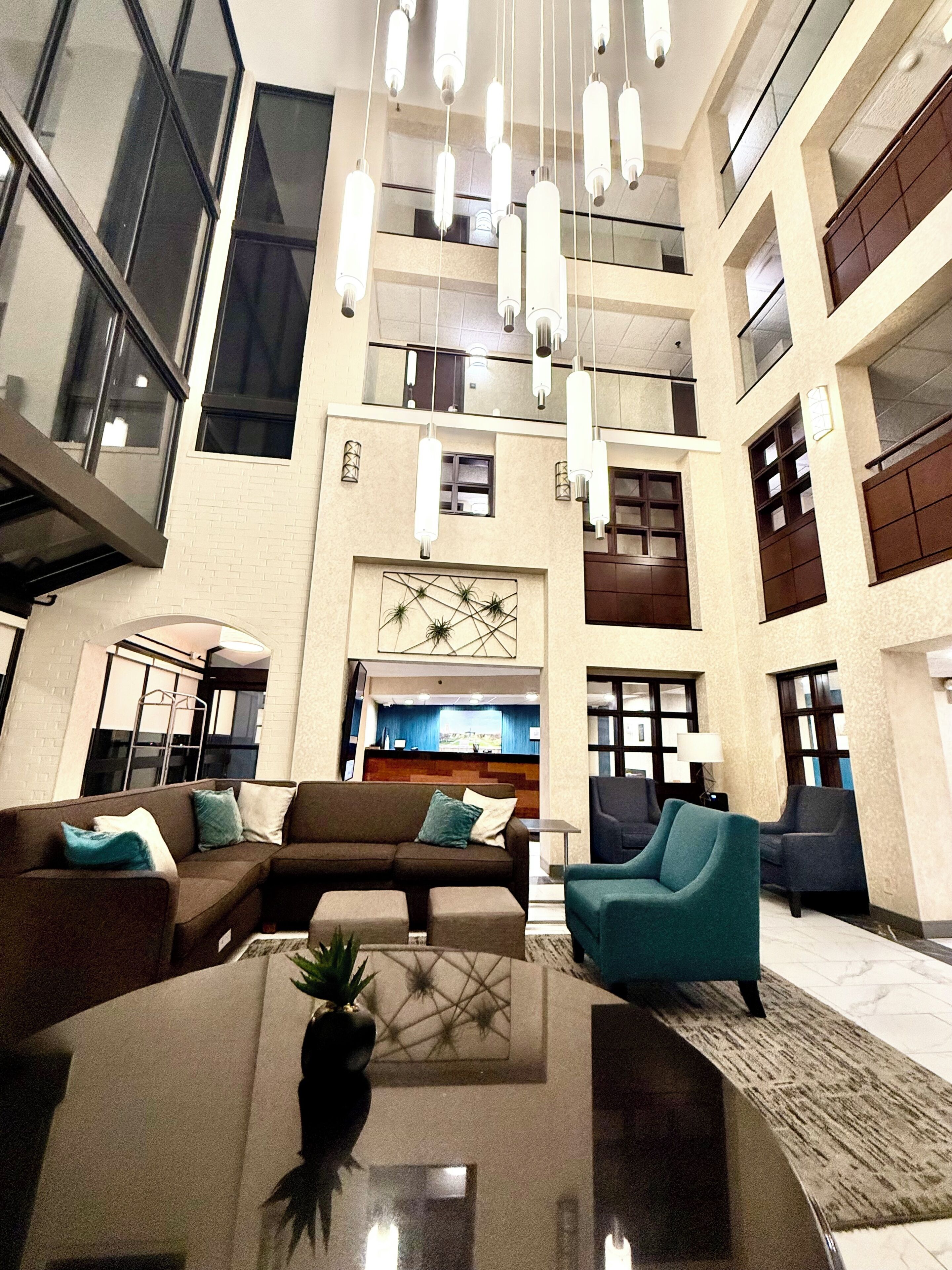 Sala de estar do lobby