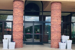 Entrada do alojamento