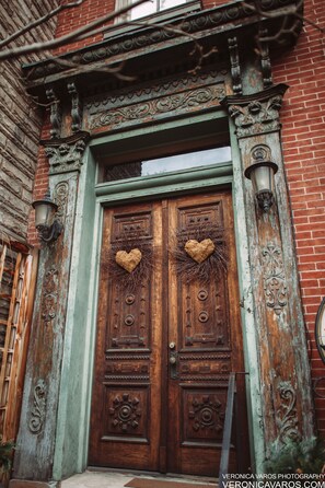 Entrada do alojamento