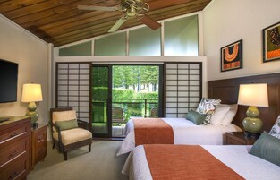 Suite, 1 quarto, vista para o oceano | Roupa de alta qualidade, camas de colchão pillowtop, cofre no quarto