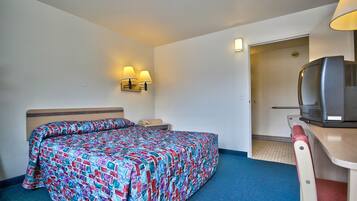 Quarto standard, 1 cama Queen, acessível | Wi-Fi de cortesia, roupa de cama