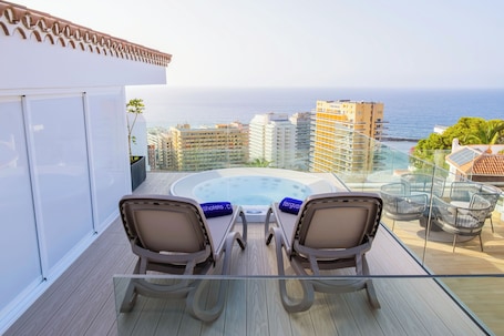 Terraço no piso superior