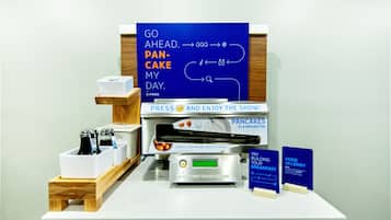 Café da manhã com buffet grátis