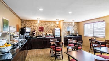 Café da manhã continental grátis todos os dias