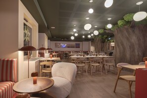 Café da manhã, almoço e jantar