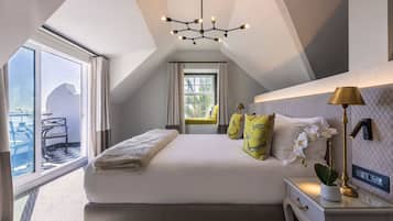 Luxury Balcony Suite | 1 quarto, roupas de cama antialérgicas, frigobar, cofres nos quartos