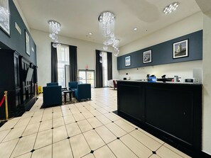 Sala de estar do lobby
