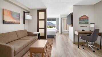 Quarto, 2 camas de casal (High Floor) | Roupa de alta qualidade, camas de colchão pillowtop