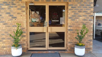 Entrada do alojamento