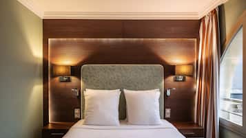 1 quarto, roupas de cama premium, camas com colchões pillow-top