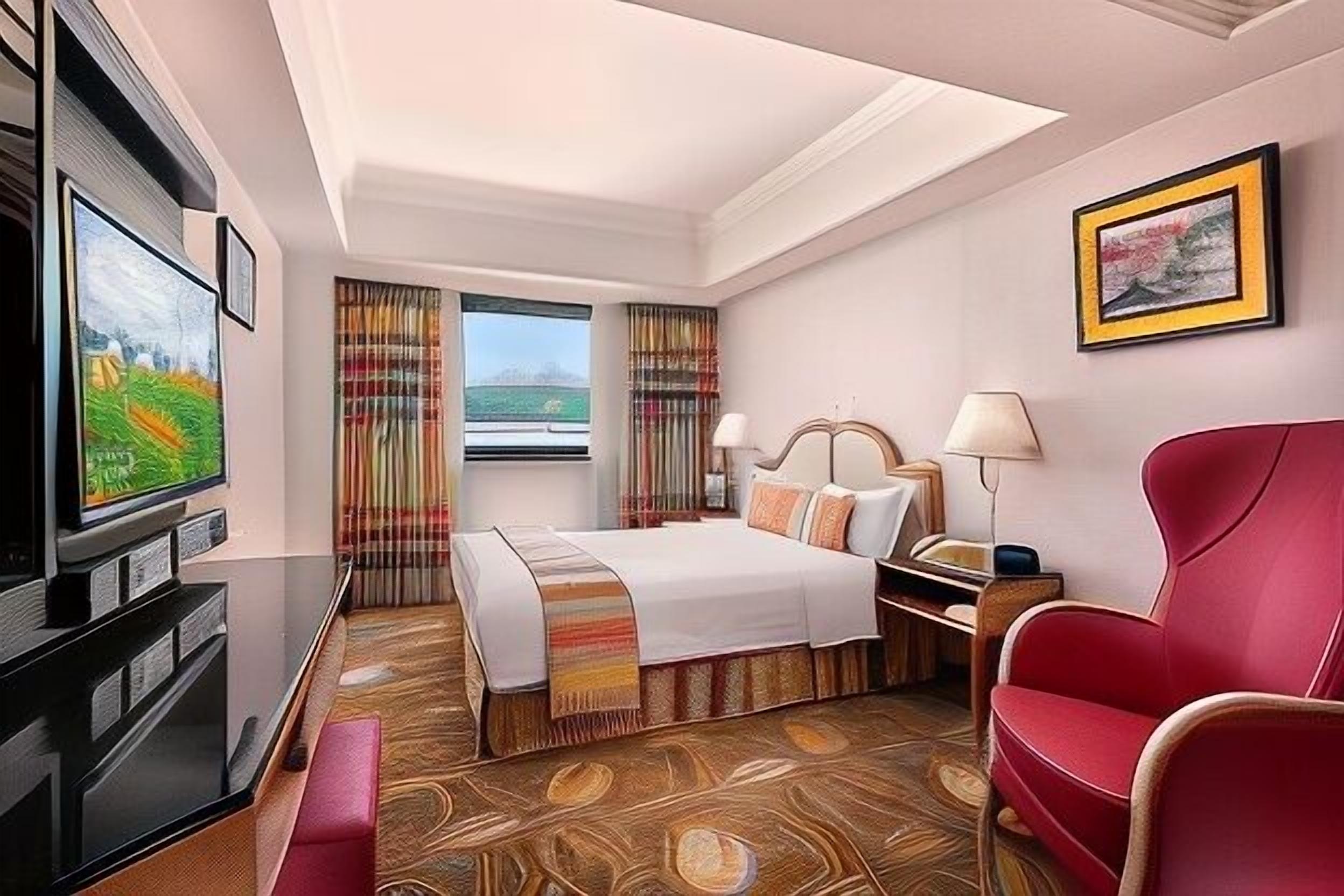 Roupa de alta qualidade, minibar, cofre com capacidade para portátil 