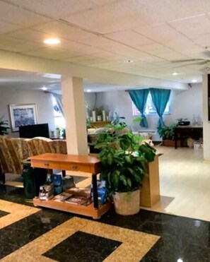 Sala de estar do lobby