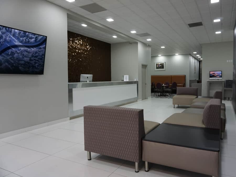 Sala de estar do lobby