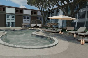 Piscina interior, piscina exterior 