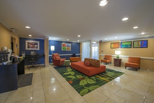 Sala de estar do lobby