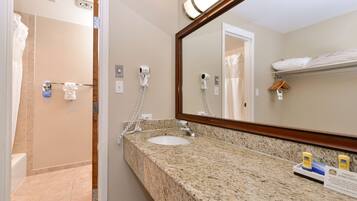 Chuveiro/banheira combinados, produtos de toalete grátis