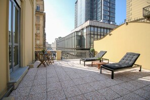 Terraço no piso superior