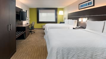 Quarto Standard, 2 camas queen-size | Lençóis de algodão egípcio, roupa de alta qualidade