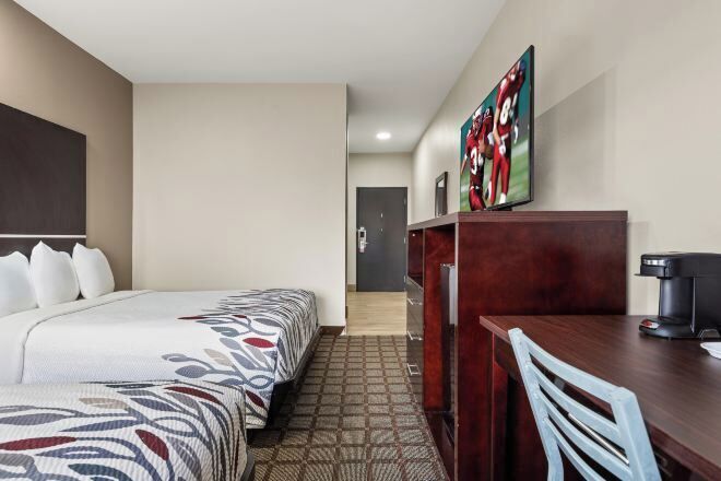 Escrivaninha, espaço de trabalho para notebook, Wi-Fi de cortesia