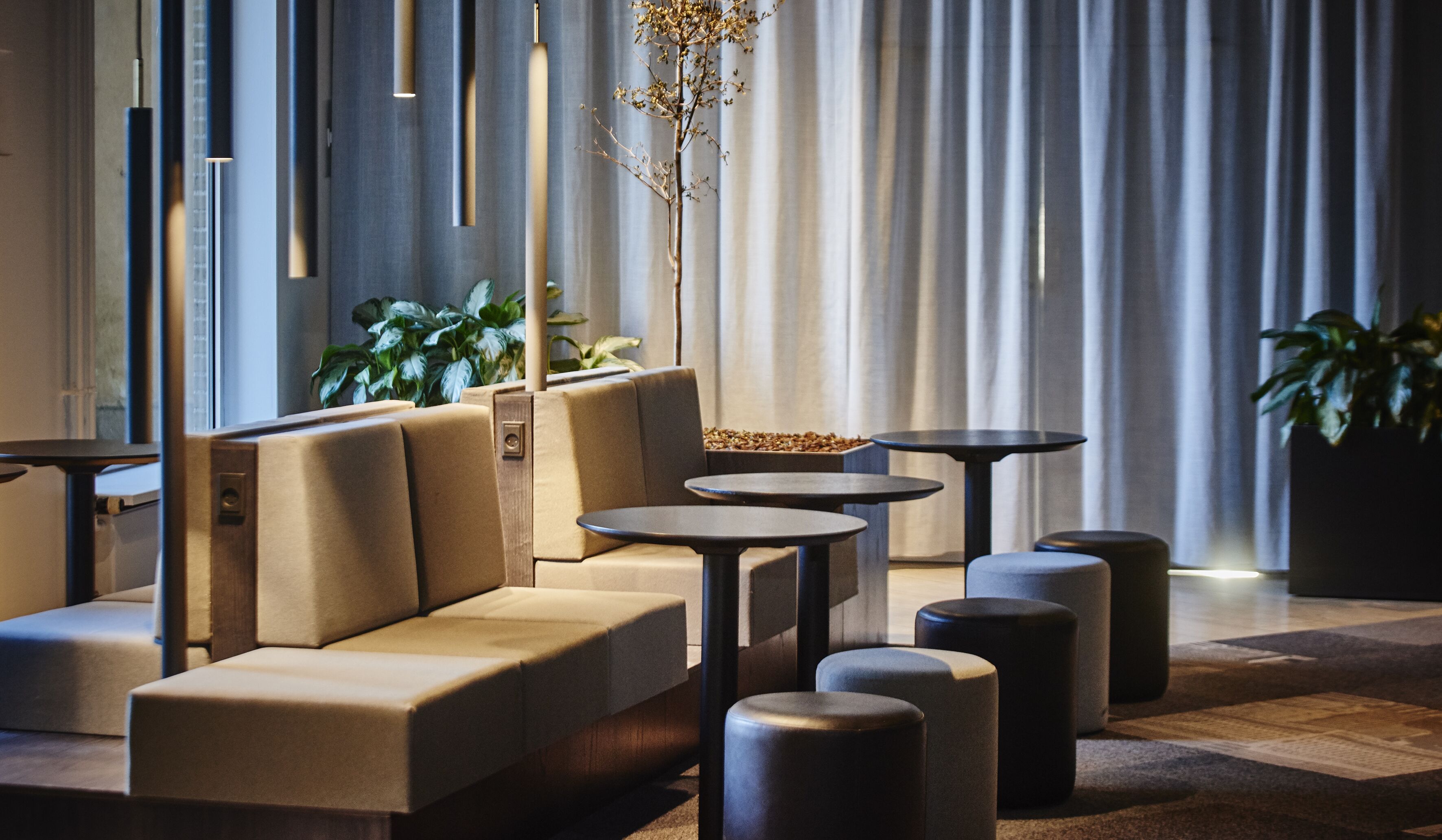 Sala de estar do lobby