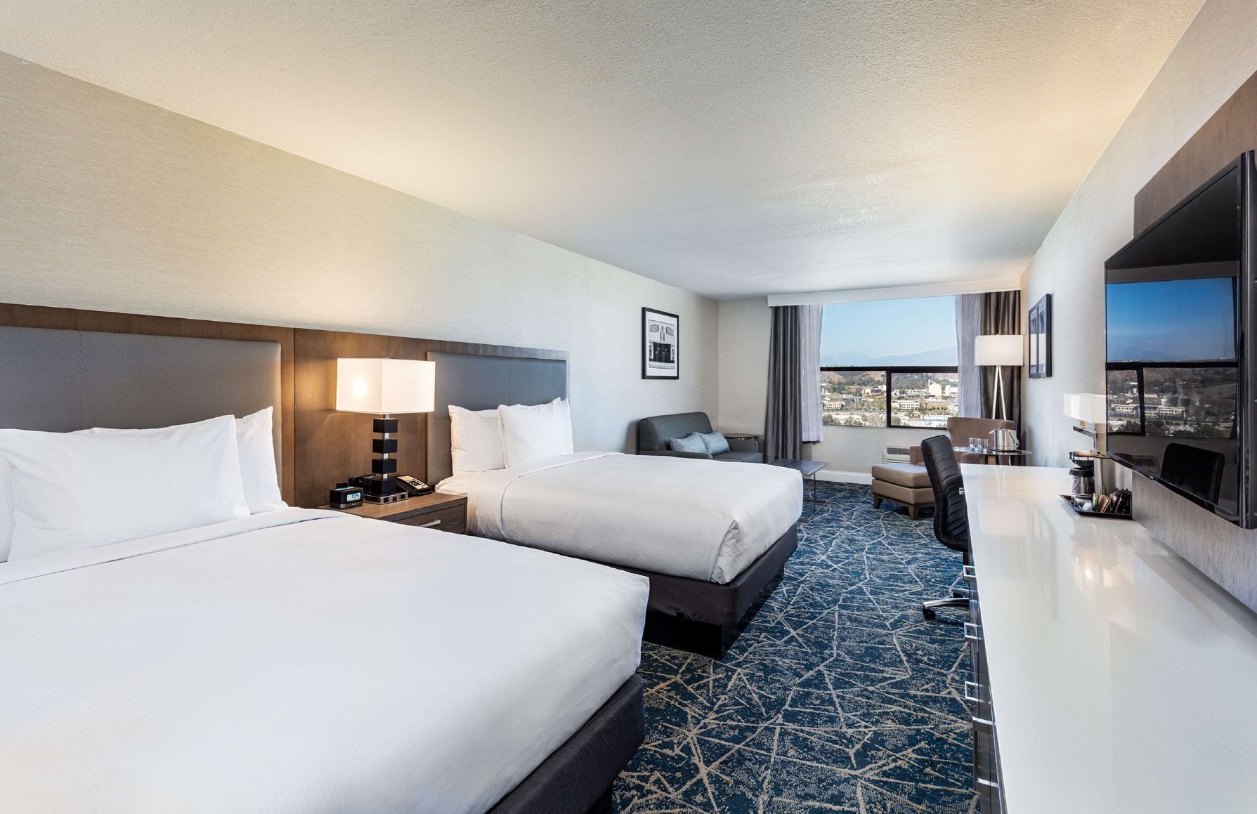 Roupas de cama premium, camas com colchões pillow-top