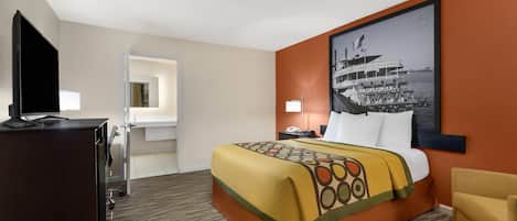 Quarto, 1 cama de casal, acessível, não fumadores | Cofre no quarto, ferro/tábua de engomar