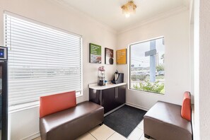 Sala de estar do lobby