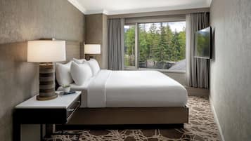 Quarto Familiar, várias camas | 1 quarto, roupa de alta qualidade, camas de colchão pillowtop, minibar