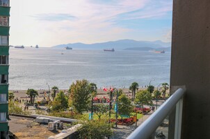 Vista para a praia ou o mar