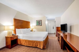 Quarto, 1 cama King, para não fumantes | Roupas de cama premium, cofres nos quartos, escrivaninha