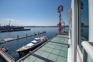 Quarto premium, 2 camas Queen | Vista do quarto