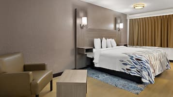 Quarto Superior, 1 cama king-size (Smoke Free) | Secretária, cortinas/cortinados opacos, berço de viagem, Wi-fi grátis