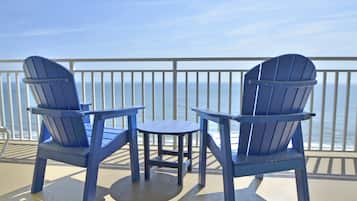 Quarto Standard, 2 camas queen-size, junto ao mar | Vista da varanda