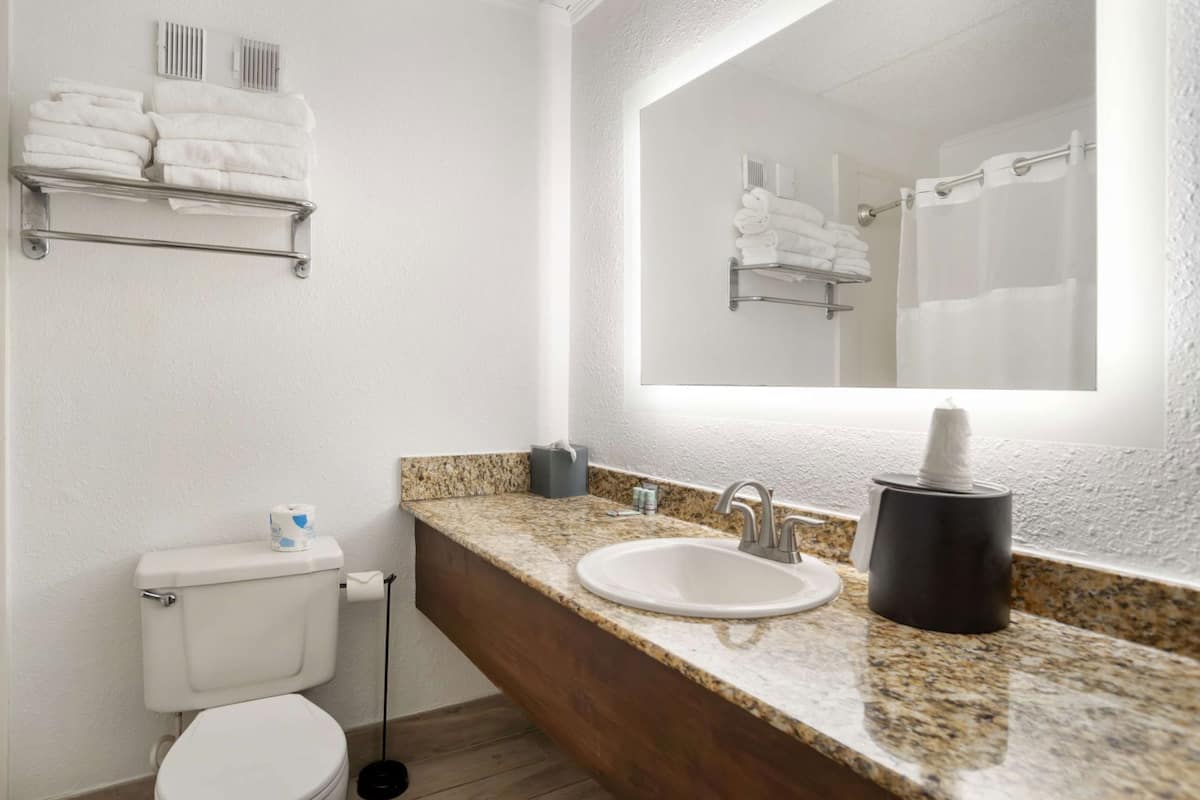 Banheiro | Chuveiro/banheira combinados, produtos de toalete grátis