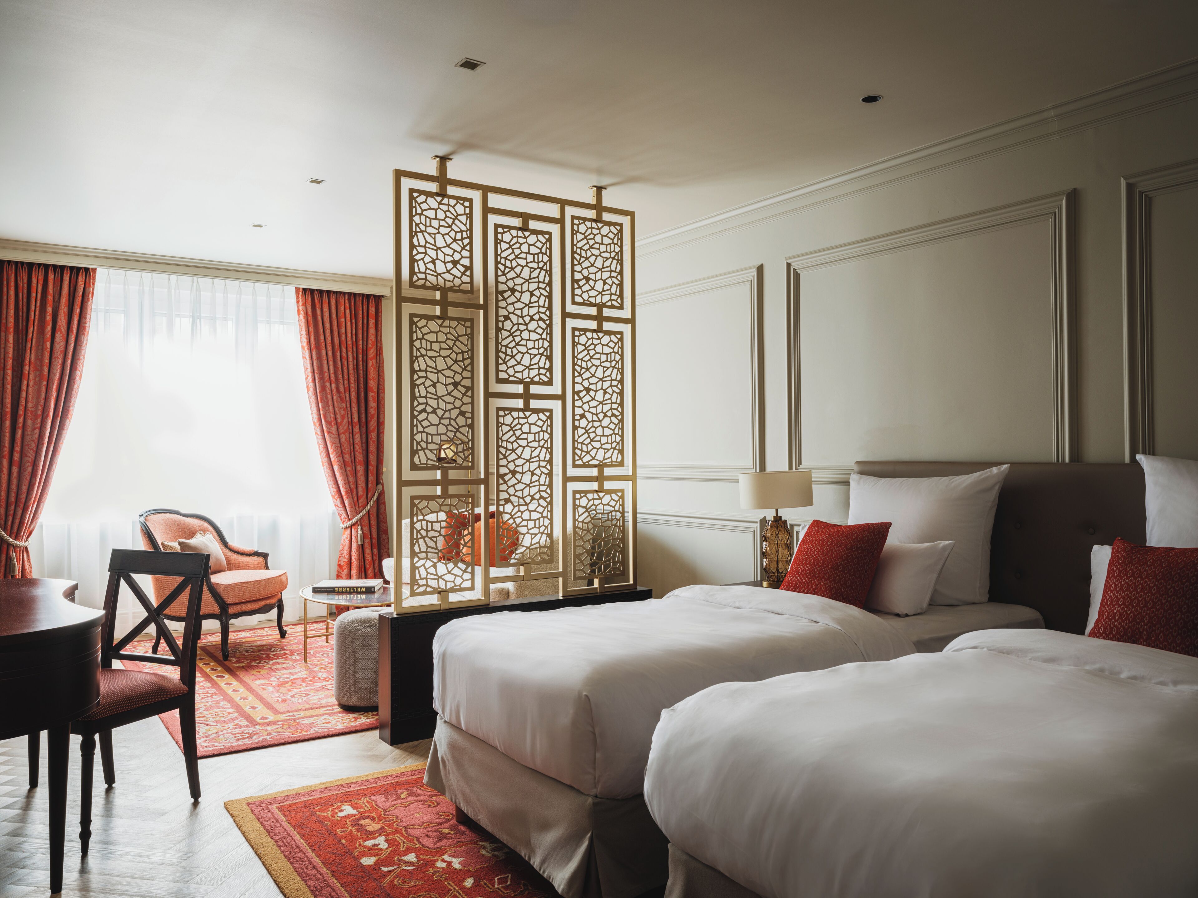 Quarto Twin Nobre (Luxury) | Roupa hipoalergénica, minibar grátis 