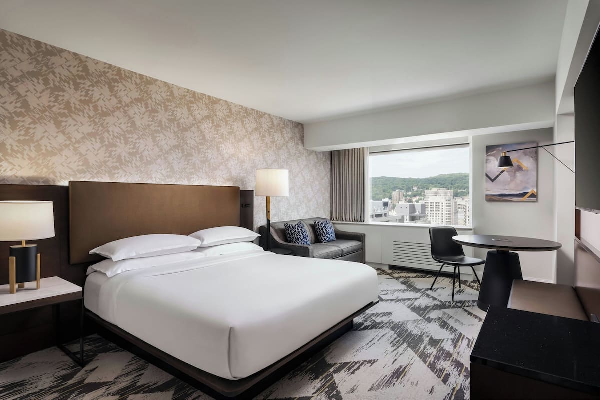 1 quarto, roupas de cama premium, cofres nos quartos