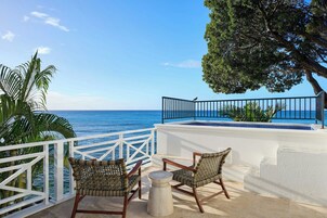 Luxury Ocean View, Adults Only | Roupa de alta qualidade, edredões de penas, cofre no quarto