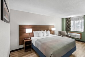 Quarto Standard, 1 cama king-size, não fumadores | Secretária, ferro/tábua de engomar, berços/camas para crianças 