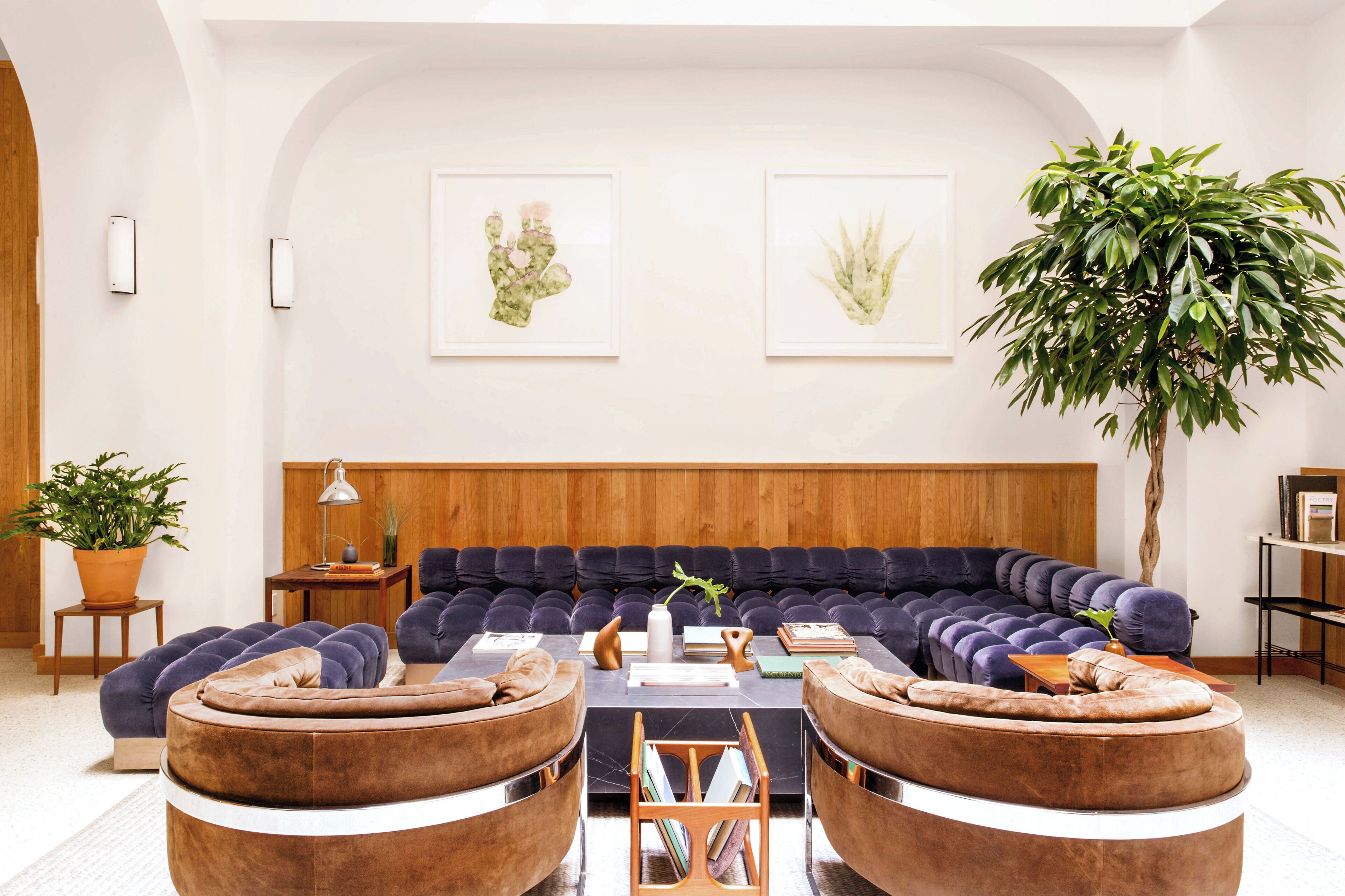 Sala de estar do lobby