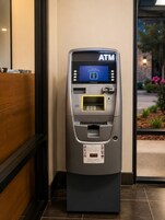 Caixa multibanco/serviços bancários no local