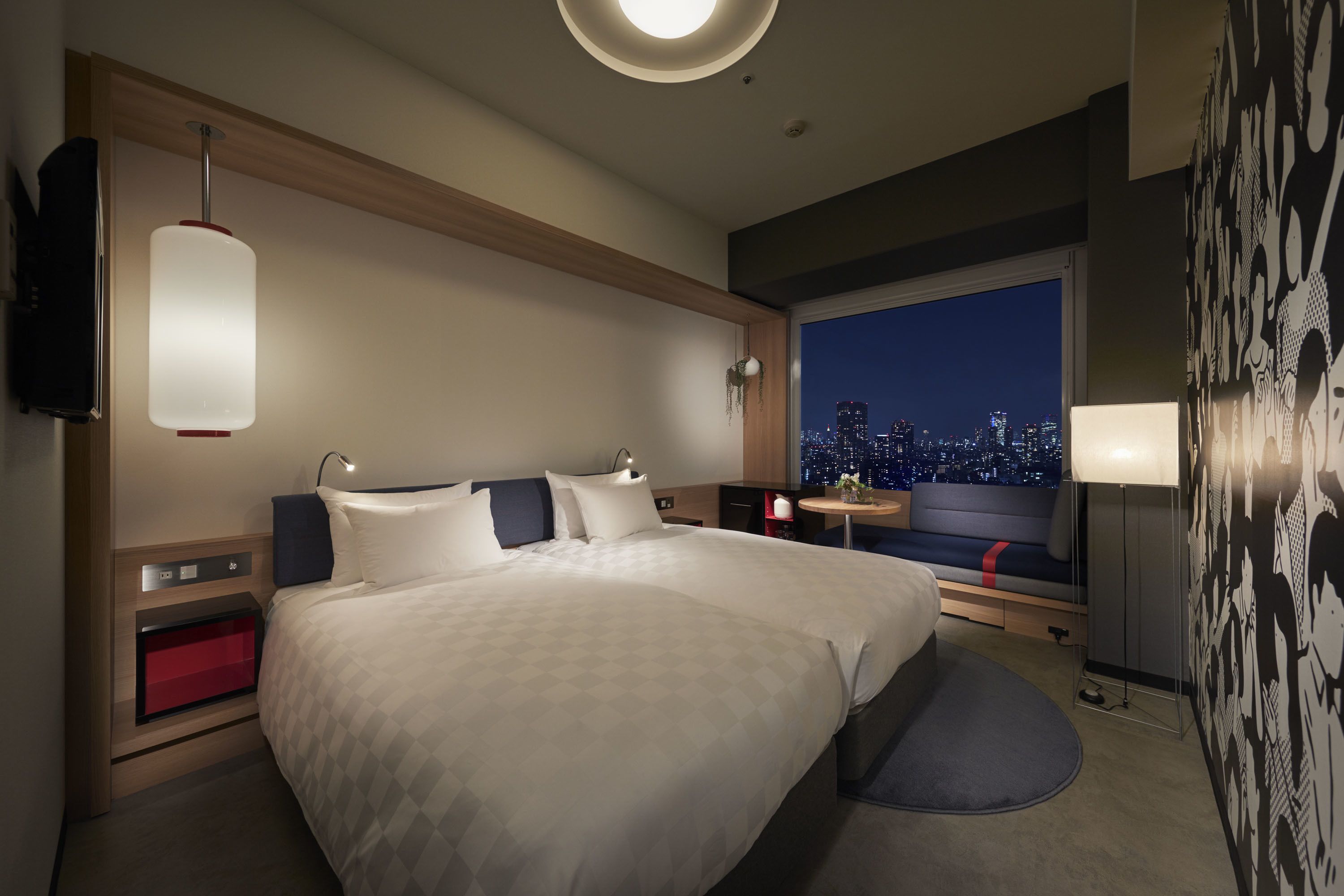 Cofre no quarto, secretária adequada para computadores portáteis 