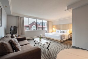 Suite-Estúdio Standard, 1 cama king-size | Lençóis de algodão egípcio, roupa de alta qualidade 