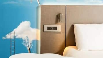 Quarto Duplo Standard | Roupa hipoalergénica, secretária, ferro/tábua de engomar, Wi-fi grátis
