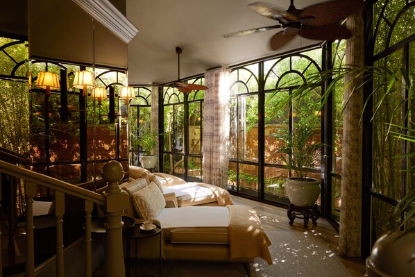 Sala(s) para tratamentos a casais, sauna, banho turco 