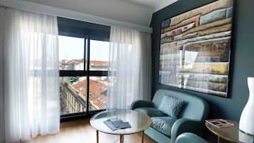 Quarto casal ou duplo luxo (Top Floor) | Vista do quarto