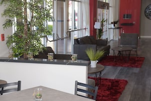 Sala de estar do lobby